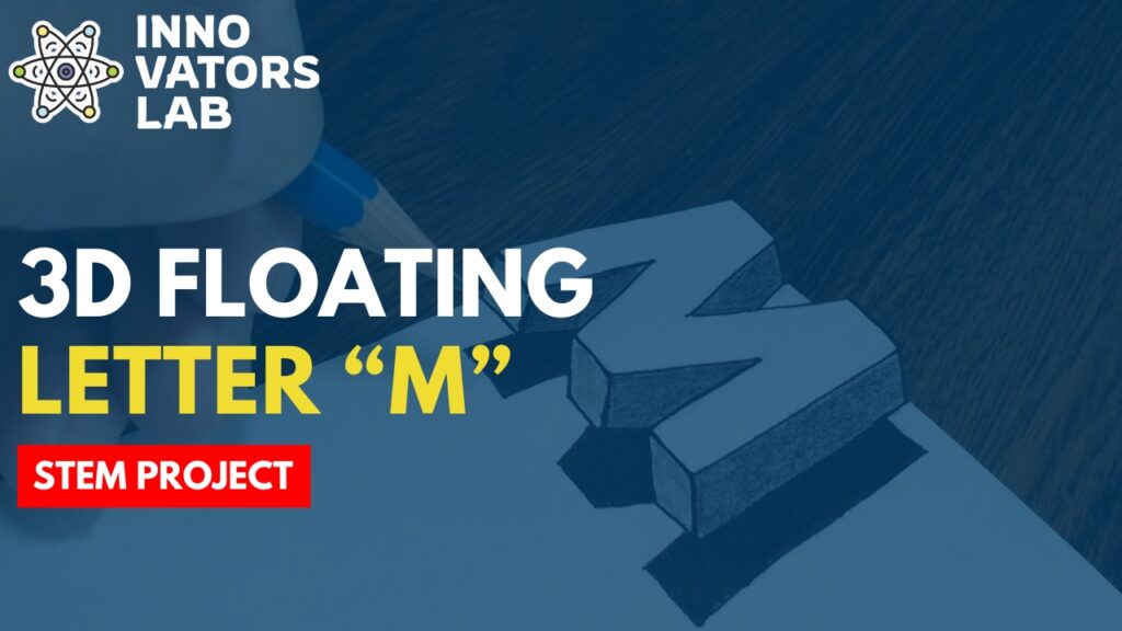 How to Draw a 3D Floating Letter "M" – Trick Art on Paper ...