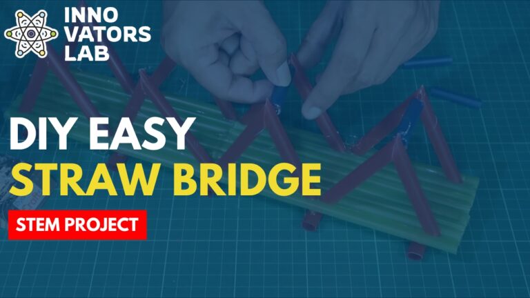 DIY Easy Straw Bridge - innovatorslab.org